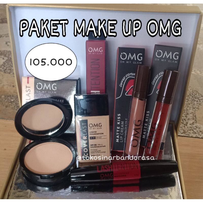 Jual PAKET MAKE UP LENGKAP OMG /PAKET HANTARAN OMG | Shopee Indonesia