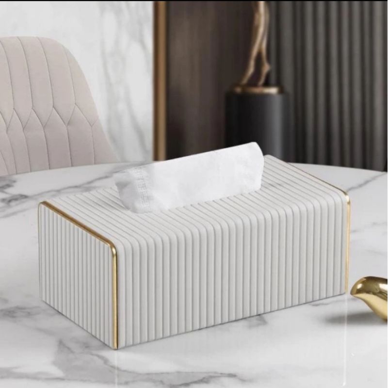 Jual leather line tissue box | Shopee Indonesia