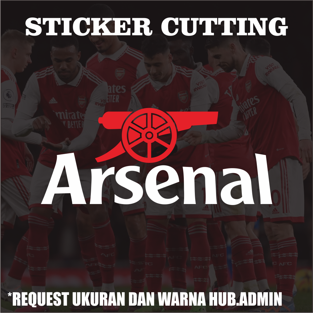 Jual Stiker Cutting Arsenal | Shopee Indonesia