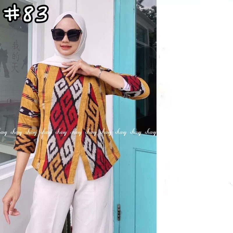Jual blus tenun -Baju Tenun -Kain Tenun | Shopee Indonesia