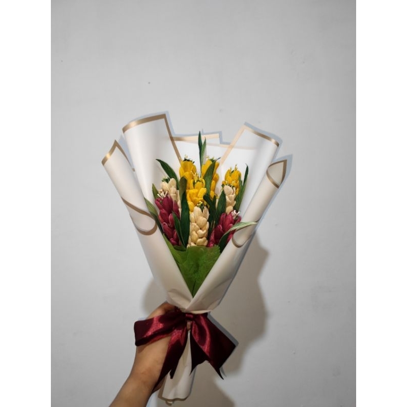 Jual Lave Bouquet Kerajinan Bunga Kulit Jagung Shopee Indonesia