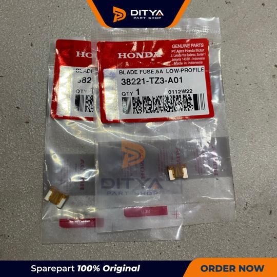 Jual 38221TZ3A01 Blade Fuse,5A(Low Profile) – BeAT K1A & Genio | Shopee ...