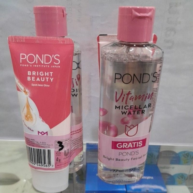 Jual PROMO micellar ponds vitamin 100ml kemasan BARU | Shopee Indonesia