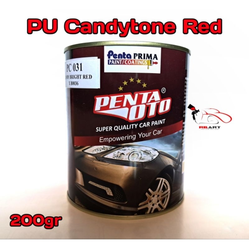Jual Cat PU Candytone Red 200gr (Penta Prima) | Shopee Indonesia