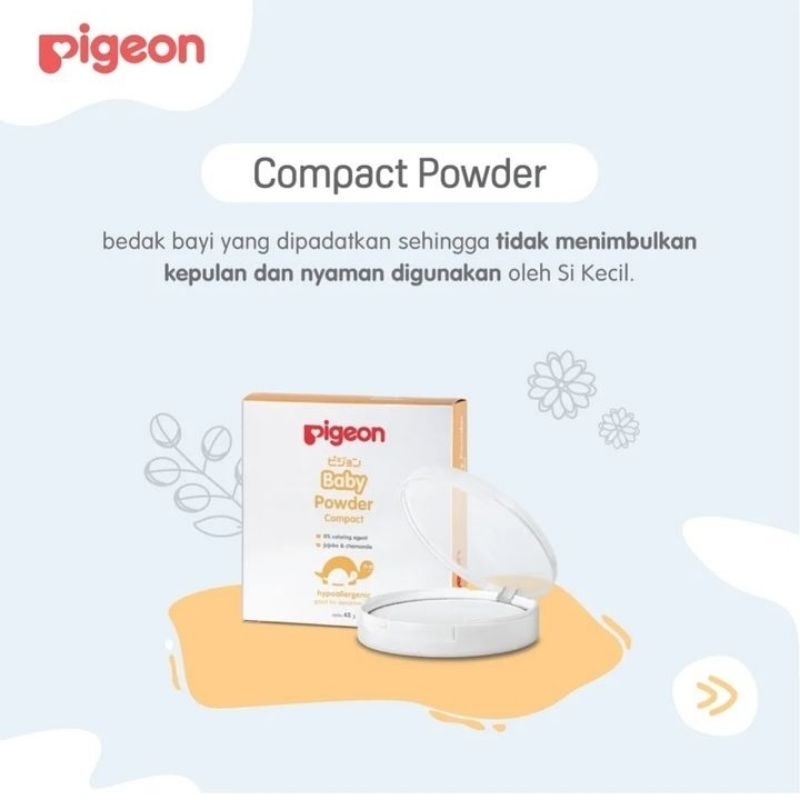 Jual Pigeon Baby Compact Powder 45 GR | Shopee Indonesia