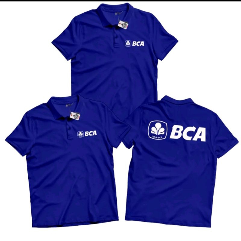 Jual KAOS KERAH BANK BCA POLO SHIRT BANK BCA SERAGAM BANK BCA. | Shopee ...