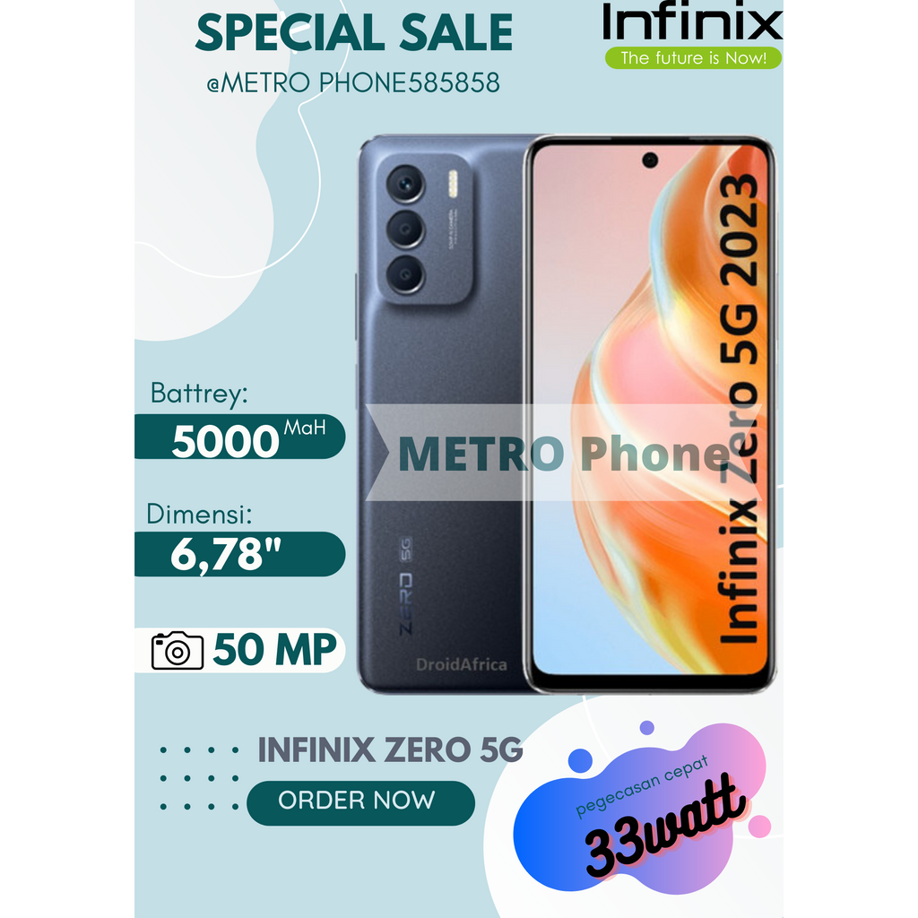 Jual Infinix Zero 5G 2023 8/256GB [RAM 8GB+ 5GB Extend]Dimensity 920 5G Garansi Resmi 1 Tahun ...