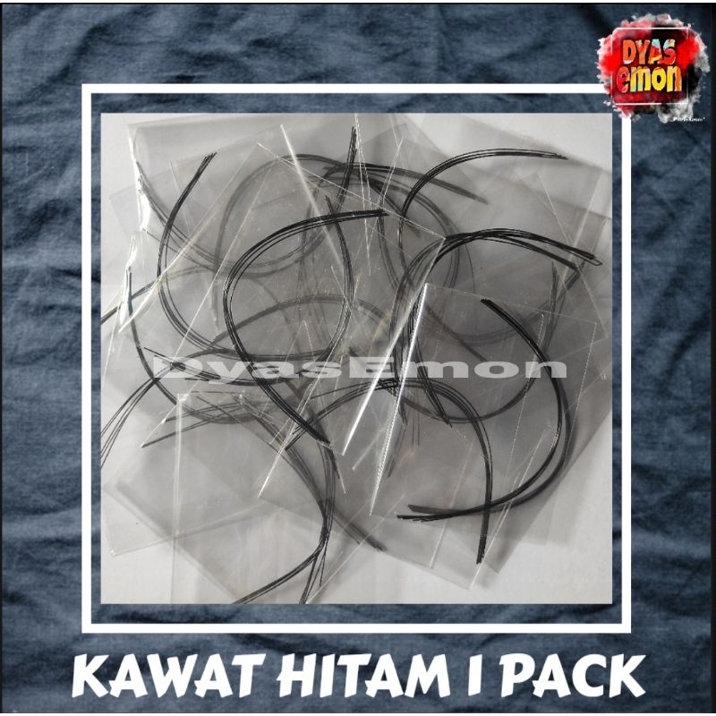 Jual KAWAT BEHEL GIGI WARNA HITAM 1 PACK / KAWAT BEHEL / KAWAT WARNA ...