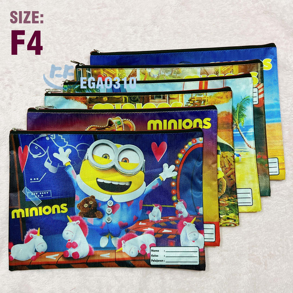 Jual Map Folder Dokumen F4 Kain- Minion G | Shopee Indonesia