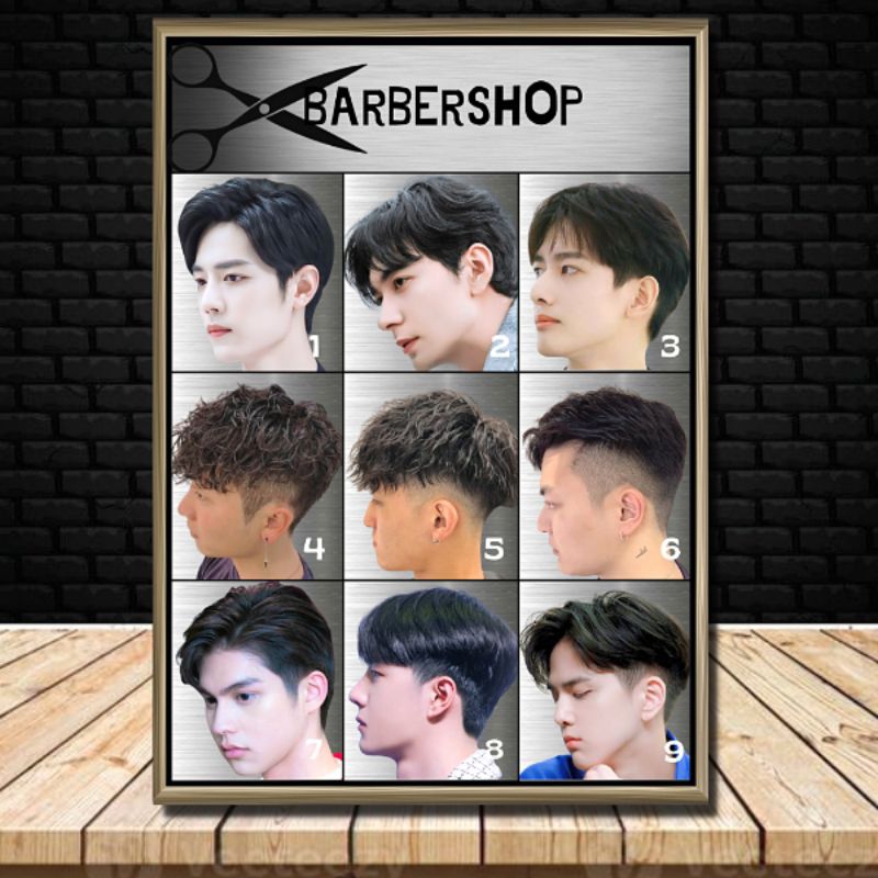 Jual POSTER BARBERSHOP POSTER SALON POSTER PANGKAS RAMBUT | Shopee ...
