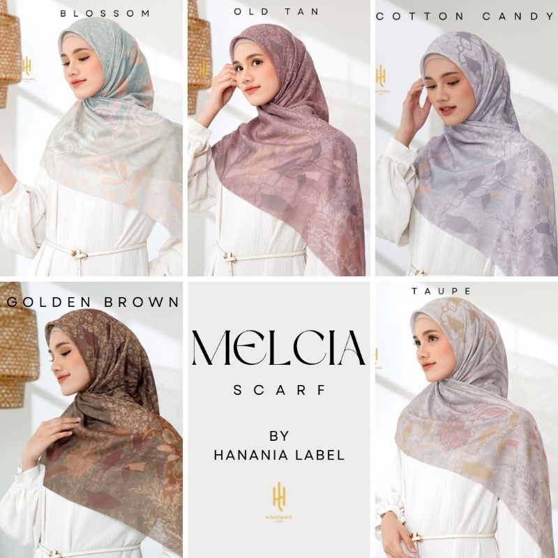 Jual HANANIA LABEL - MELCIA SCRAF | VOAL MOTIF PRINTING PREMIUM ...