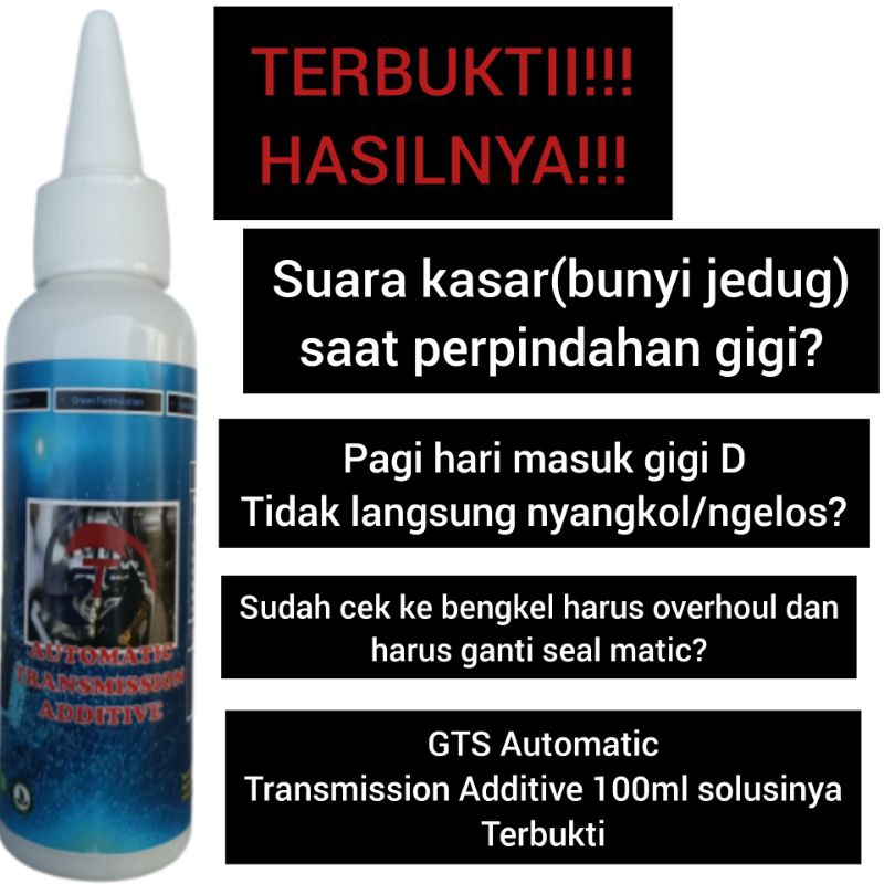 Jual GTS AUTOMATIC TRANSMISSION ADDITIVE 100 ML ADITIF OLI TRANSMISI ...
