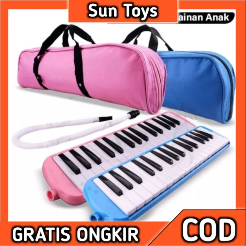 Jual Mainan Edukasi Alat Musik Pianika Tas Set Keyboard Mainan Anak ...