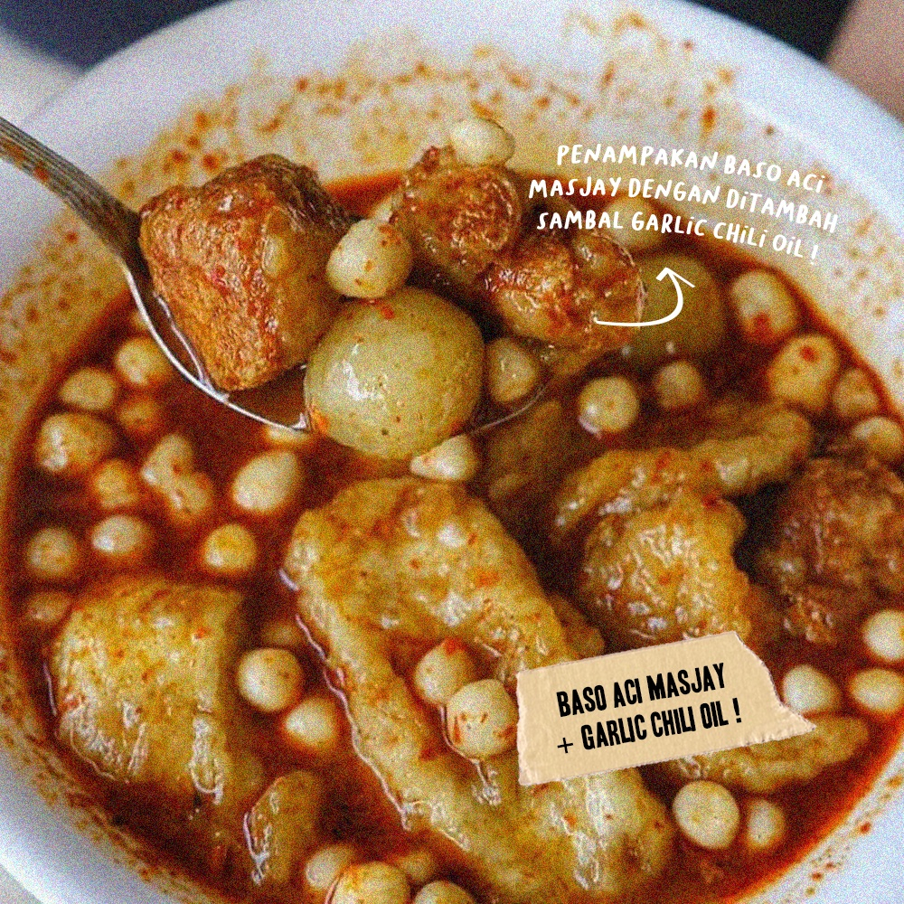 Jual MASJAY Baso Aci Bumbu Merapi Instant - No.1 Street Food Bandung ...