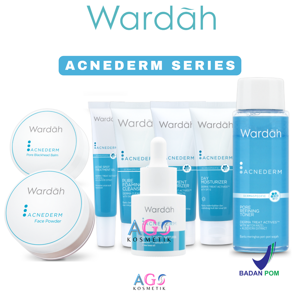 Jual Wardah Acnederm Series Day 40ml Moist Night Moist 40ml Pore ...