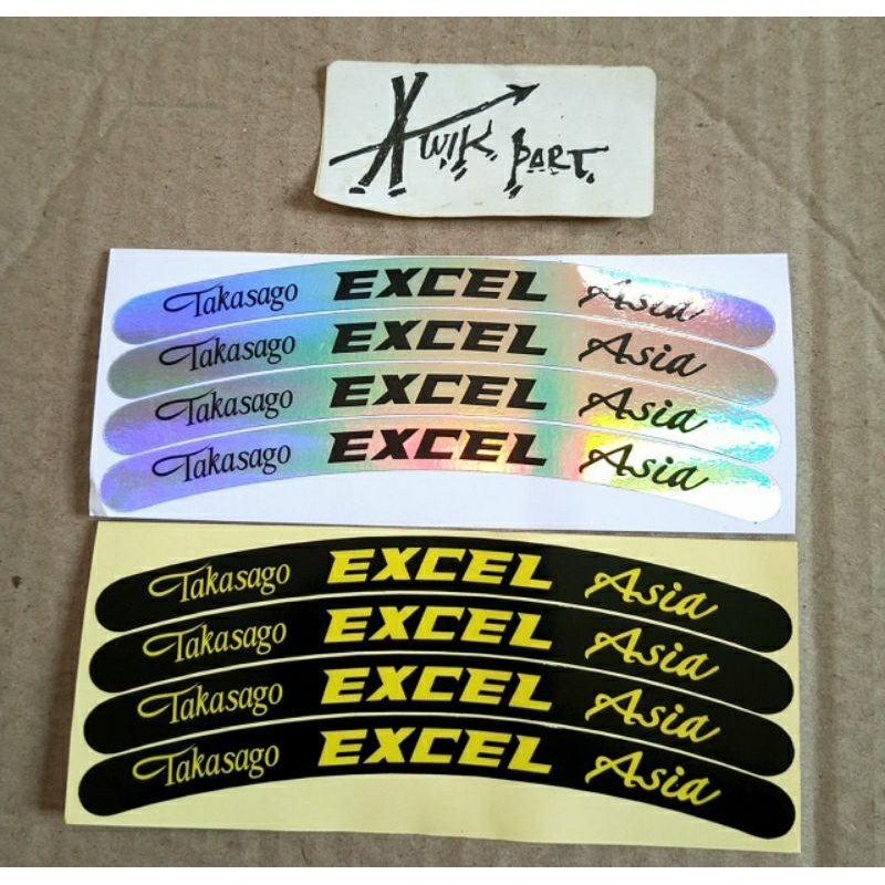 Jual stiker velg takasago Excel asia | Shopee Indonesia