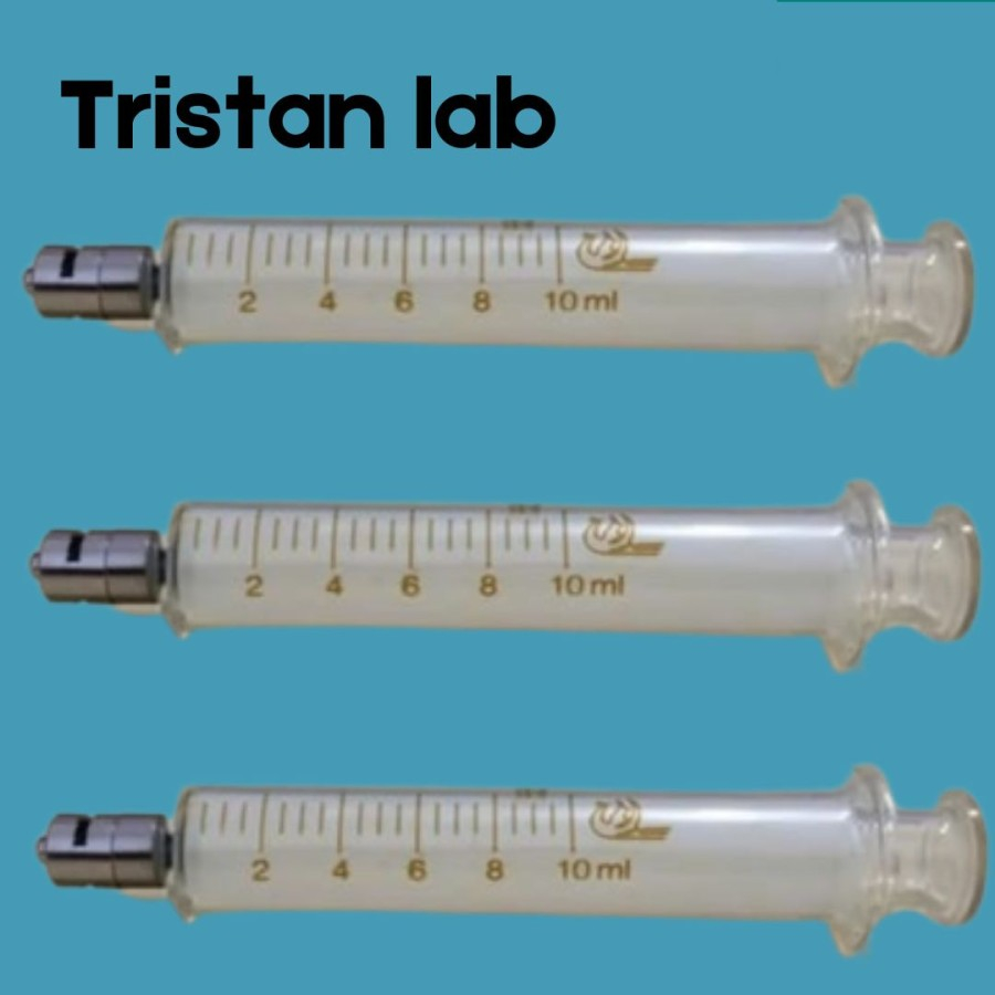 Jual Spuit Syringe Material Glass Metal 10 cc/ml Material Glass ...