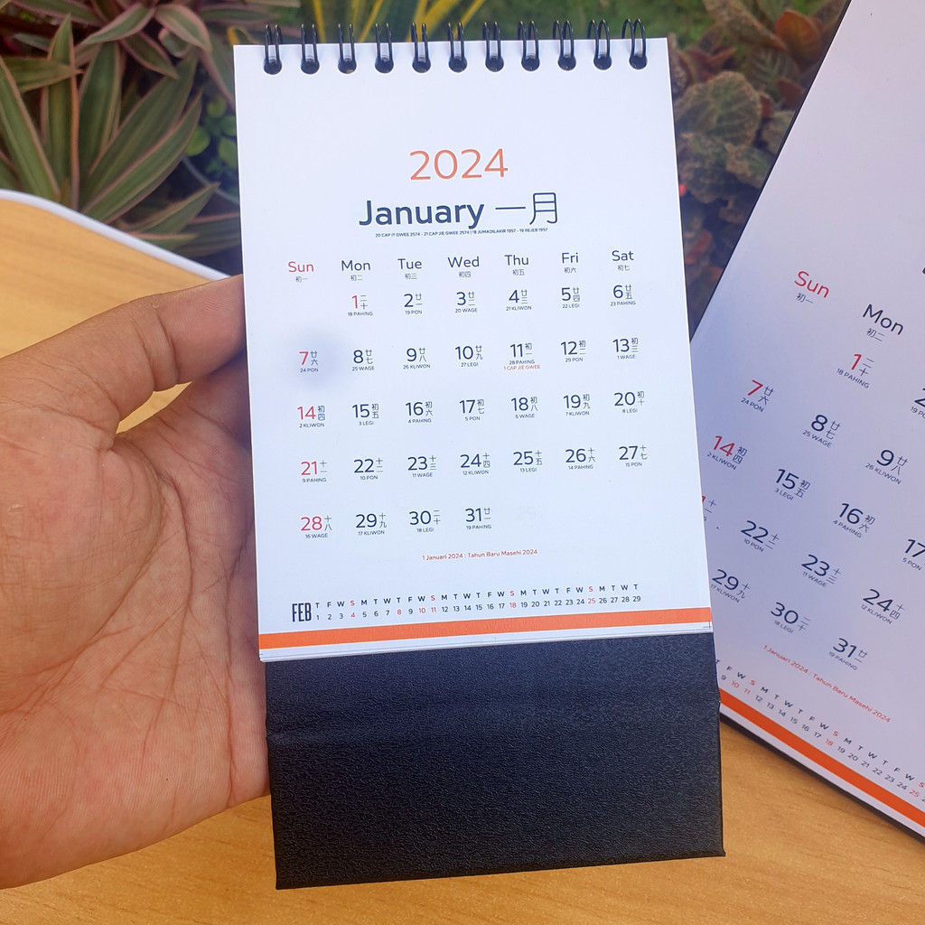 Jual Kalender Meja Imlek 2024, Dilengkapi dengan penaggalan jawa ...