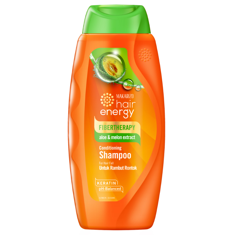 Jual Makarizo Hair Energy Fibertherapy Conditioning Shampoo Aloe & Melon Bottle 170 mL | Shopee ...
