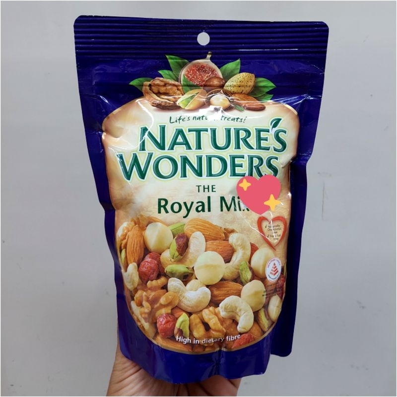 Jual Natures Wonders Royal Mix nuts 220g Kacang Pistachio, Kacang ...