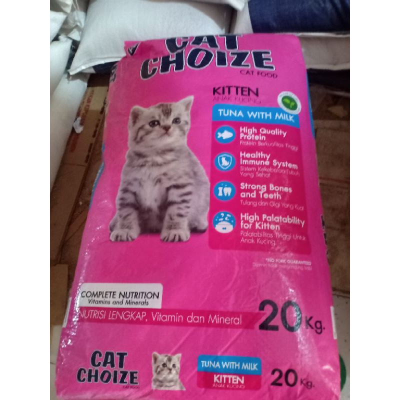 Jual CAT CHOIZE KITTEN PINK 1 SAK ISI 20KG | Shopee Indonesia