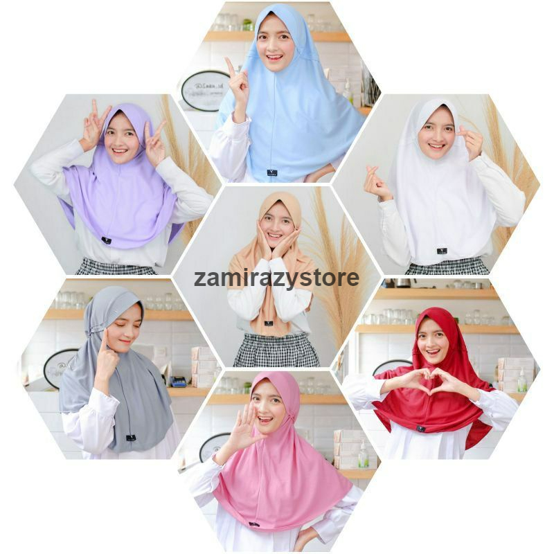 Jual Jilbab Wanita Instan / Jilbab Anak Sekolah / Hijab Sekolah SD SMP SMA dan Dewasa | Shopee ...