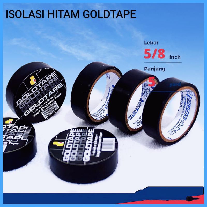 Jual Isolasi Kabel Listrik Goldtape / Isolasi Listrik / Isolasi Hitam ...