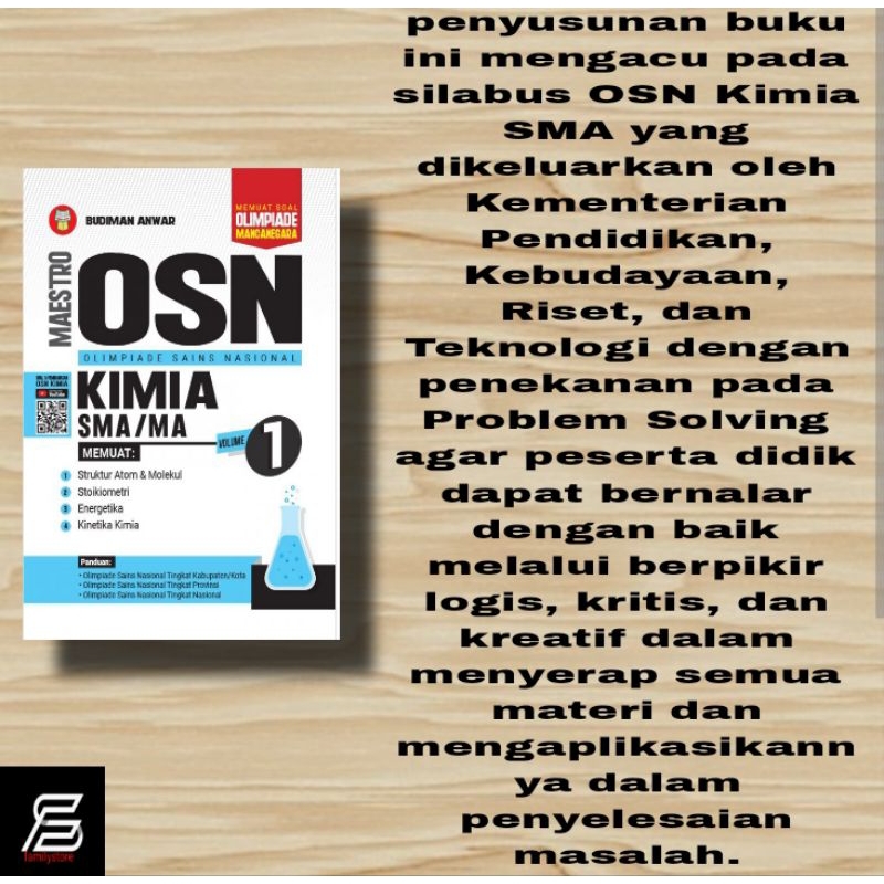 Jual BUKU MAESTRO OSN KIMIA SMA/MA VOLUME 1 | Shopee Indonesia