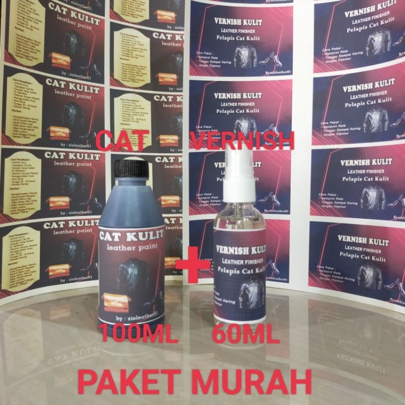 Jual paket murah cat kulit +pernish kulit asli | Shopee Indonesia