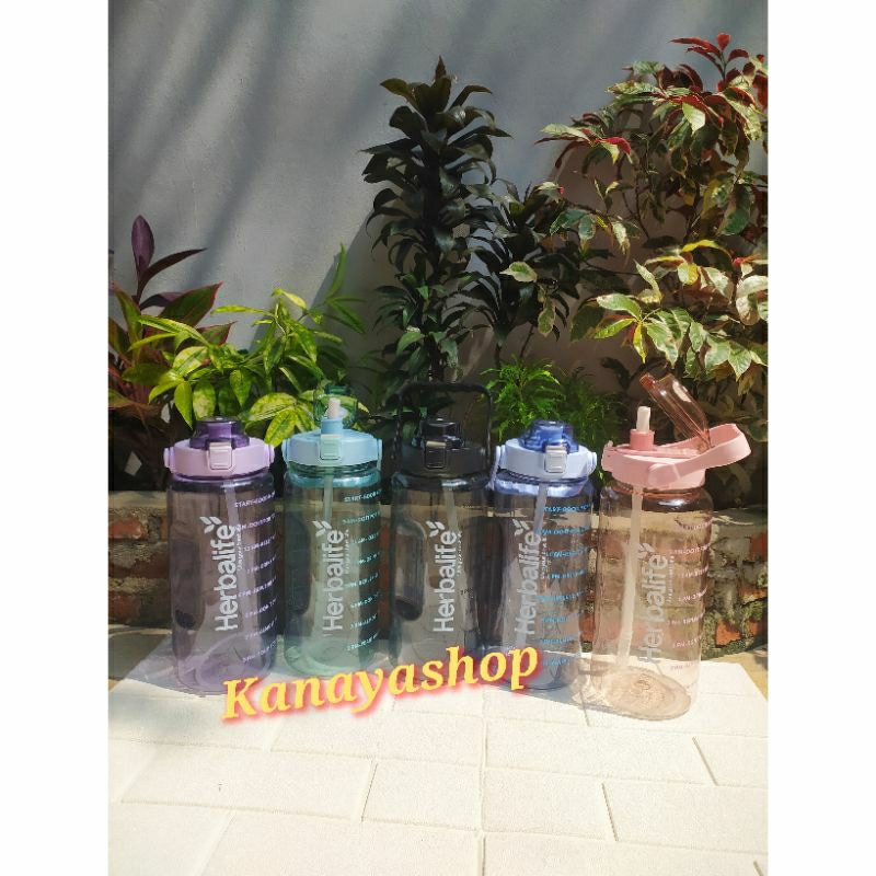 Jual botol 2 liter bening + sedotan logo baru | Shopee Indonesia