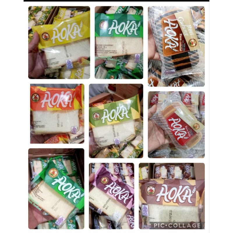 Jual Roti Aoka isi 60bks Mix All Varian Rasa (12 Varian Rasa) | Shopee ...