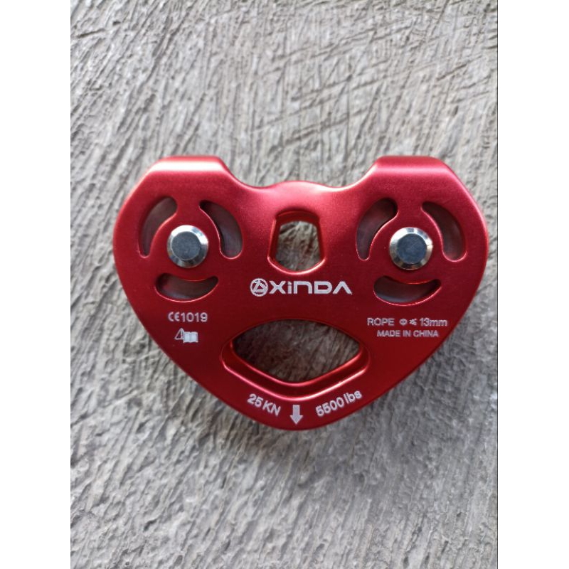 Jual Pulley tandem xinda | katrol double / tandem | Pulley flying fox ...
