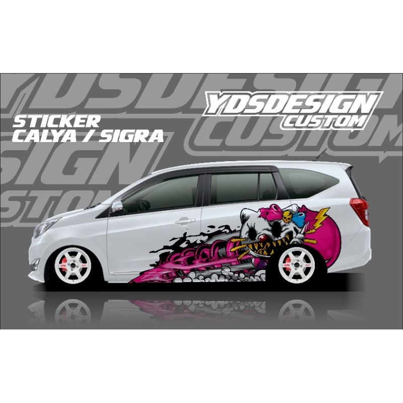 Jual STICKER BODY MOBIL CALYA, SIGRA, AVANZA, DLL / STIKER MOBIL CUSTOM ...