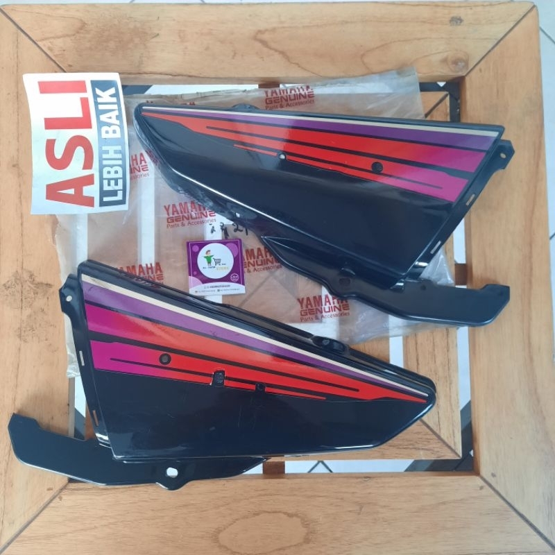 Jual Cover Dop Box Aki Accu Kanan Kiri RX King 29N Hitam Merah Assy ...