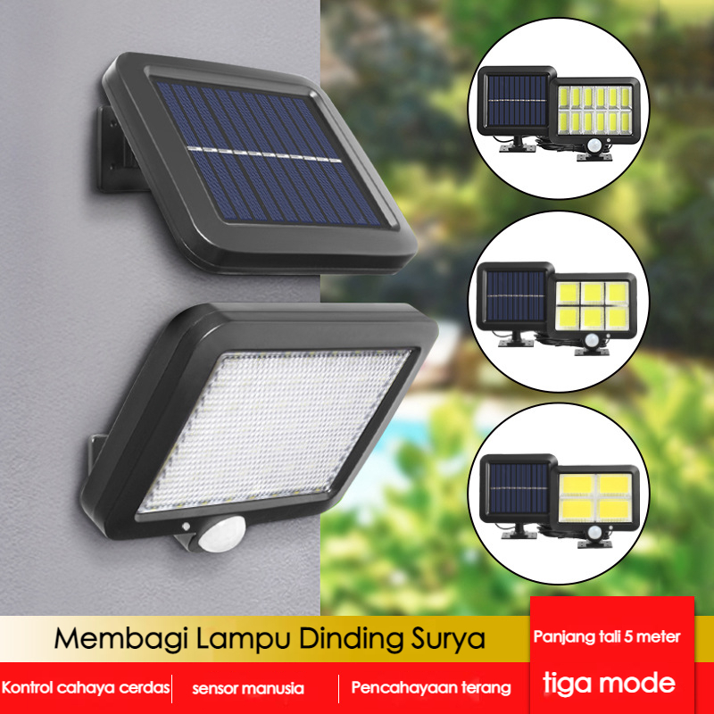 Jual Split Solar dinding cahaya LED pencahayaan luar jalan garasi lampu ...