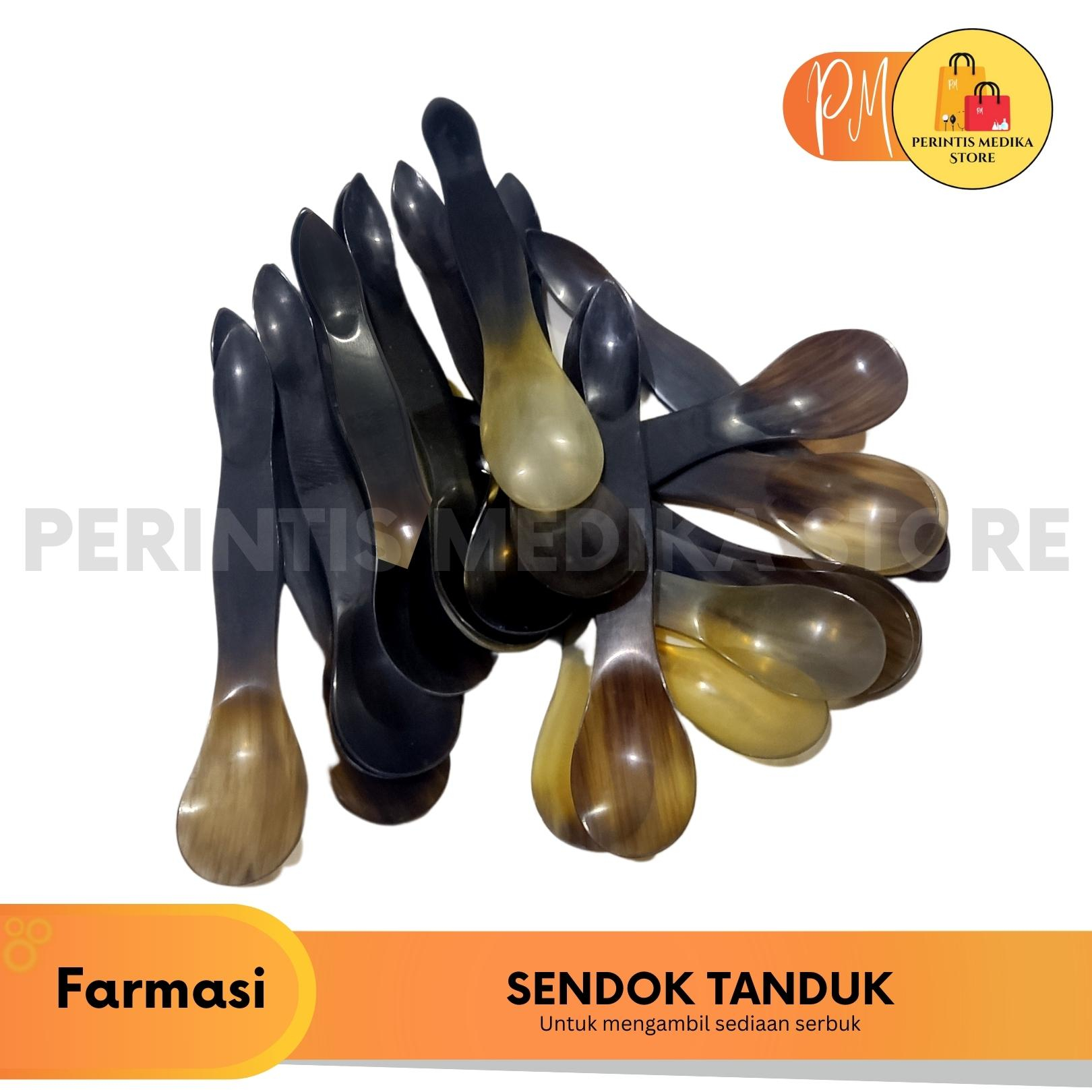 Jual Sendok Tanduk l Alat Untuk Mengambil Sample Serbuk Kimia / Obat l ...