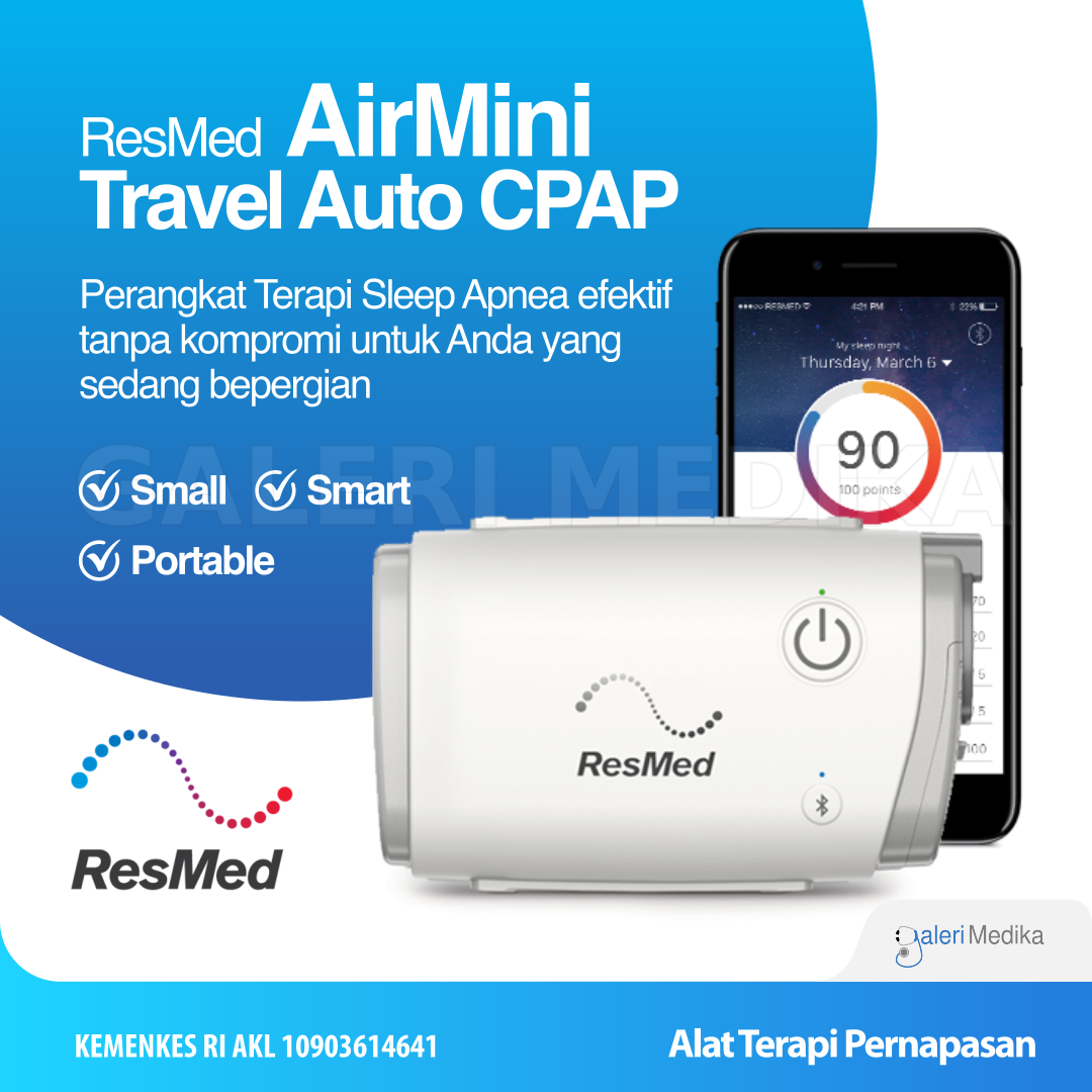 Jual ResMed AirMini Travel Auto CPAP - Terapi Sleep Apnea | Shopee Indonesia