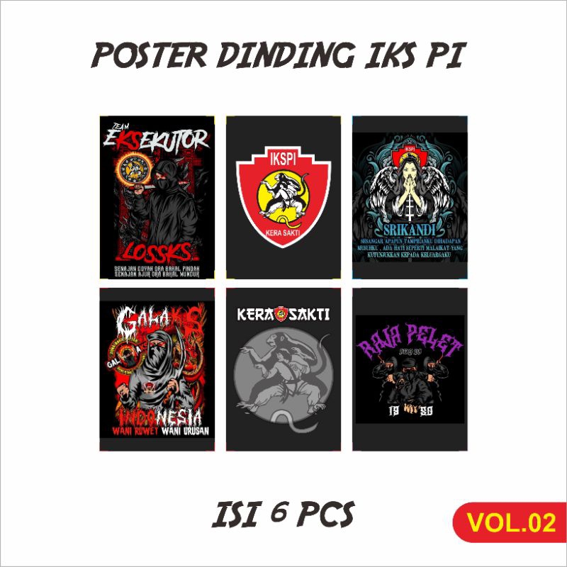 Jual Poster IKS PI KERA SAKTI VOL.01-VOL.04//SERTAKAN FOTO KTA ATAU IJAZAH | Shopee Indonesia