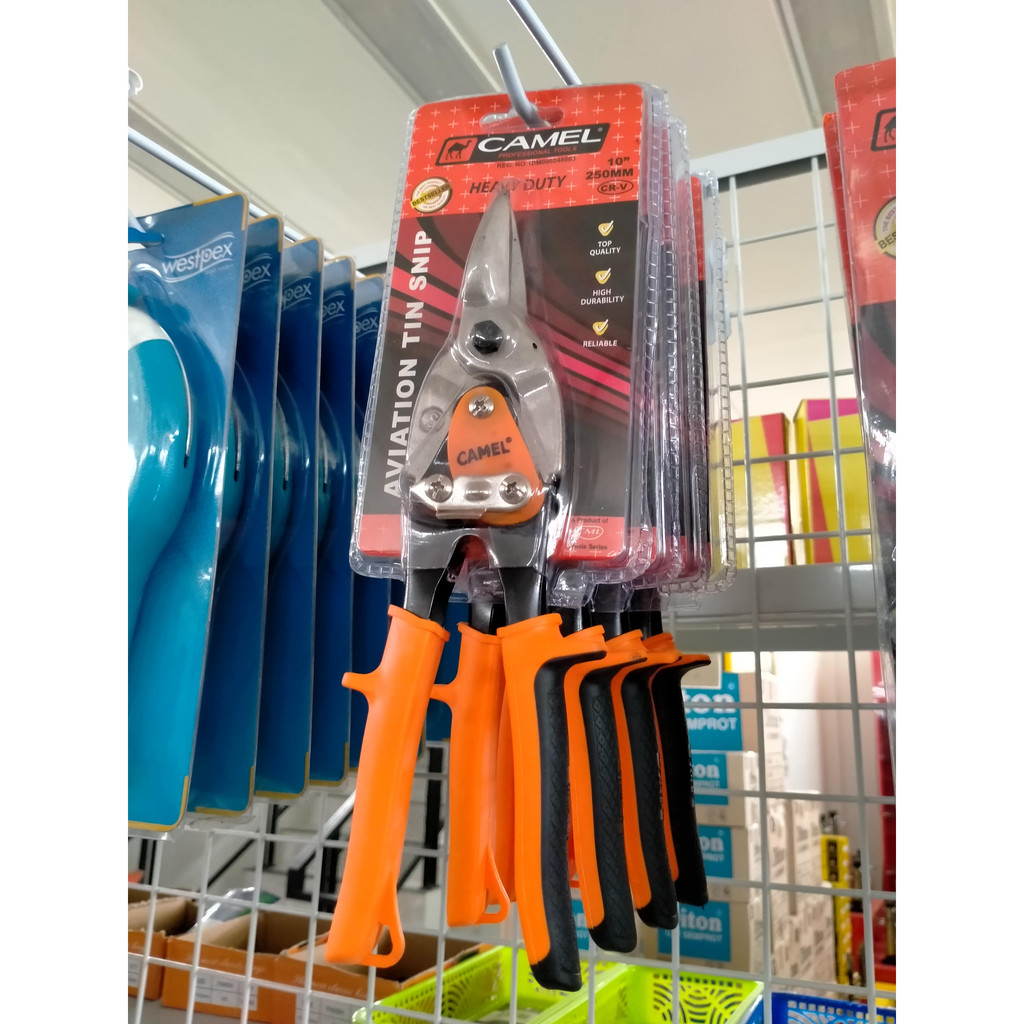 Jual Gunting Baja Ringan 10" CAMEL / Gunting Holo 250 mm - CAMEL ...
