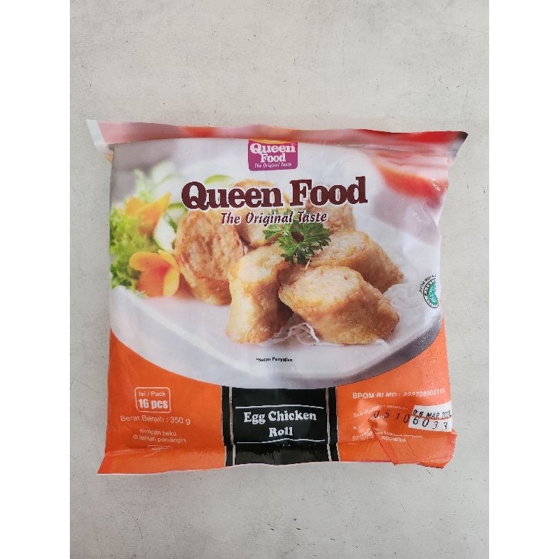 Jual Egg Chicken Roll Queen Food 370 gram isi 16 | Shopee Indonesia