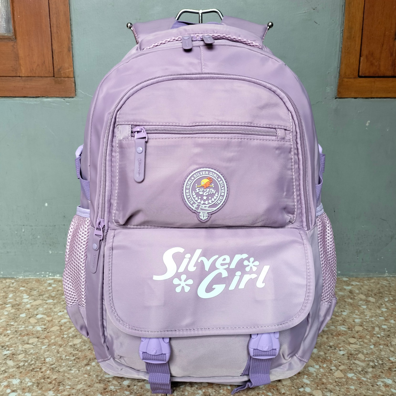Jual Tas Ransel Backpack Sekolah Silver Girl Original Pastel 70314 ...