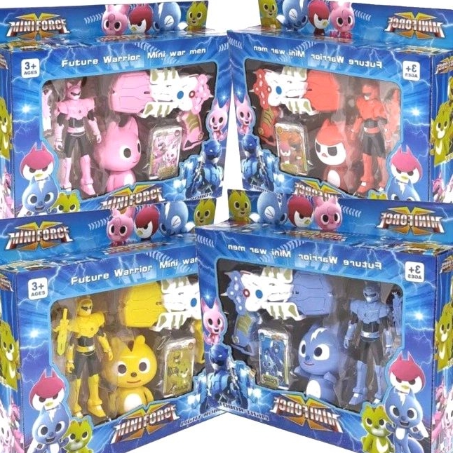 Jual Mainan Robot Mini Force Karakter Robot Fitur Light Sound 2in1 ...
