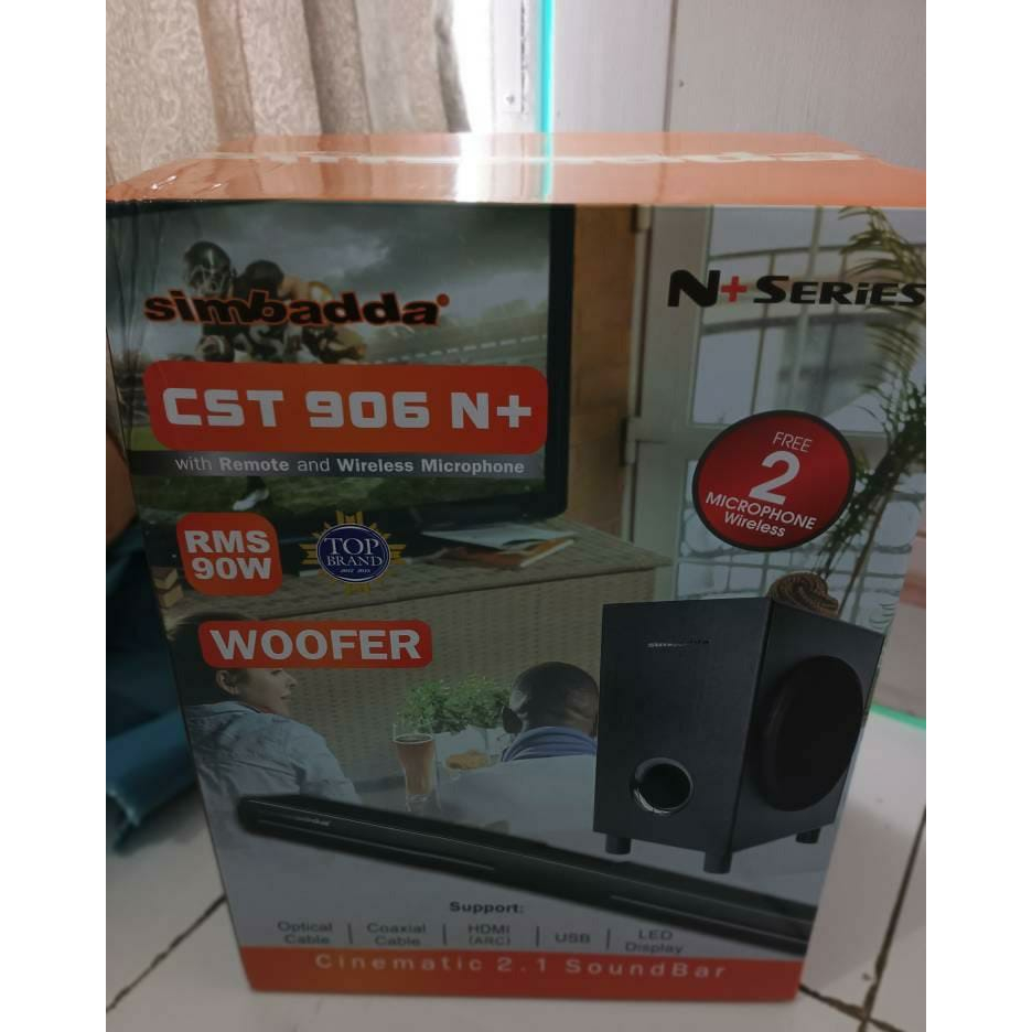 Jual SIMBADDA CST 906N+ Soundbar TV Bluetooth Home Theater Karaoke 906 ...