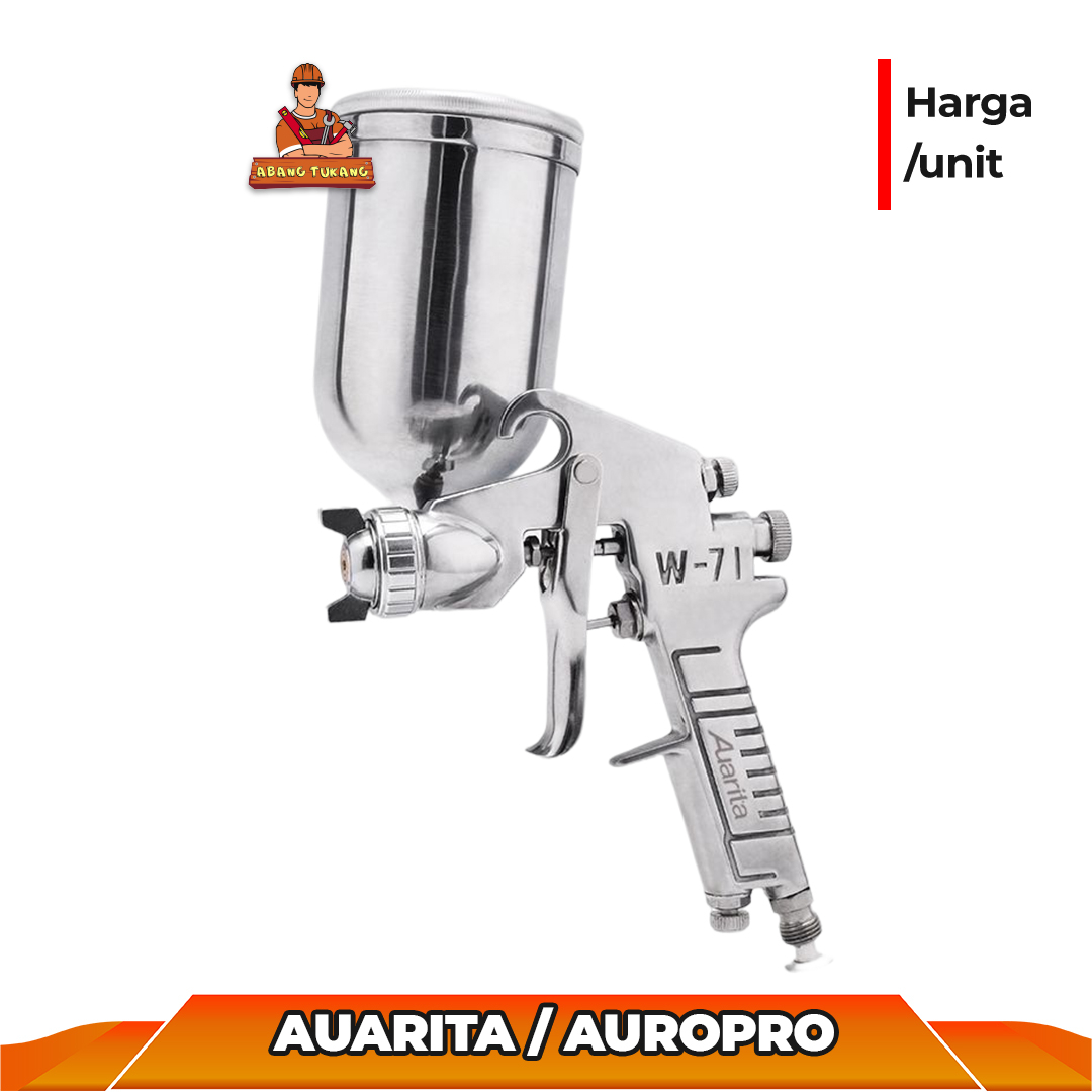 Jual Spray Gun AUARITA ( AUROPRO ) W71 1.5mm Pneumatic Proffesional ...