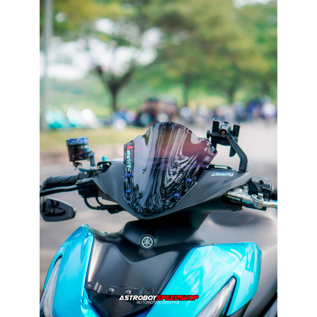 Jual VISOR WINDSHIELD AEROX NEW 155 CONNECTED AND AEROX OLD MODEL ...