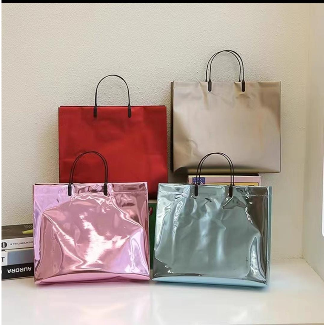 Jual SHOPPING BAG METALIC DOFF / TM08 | Shopee Indonesia