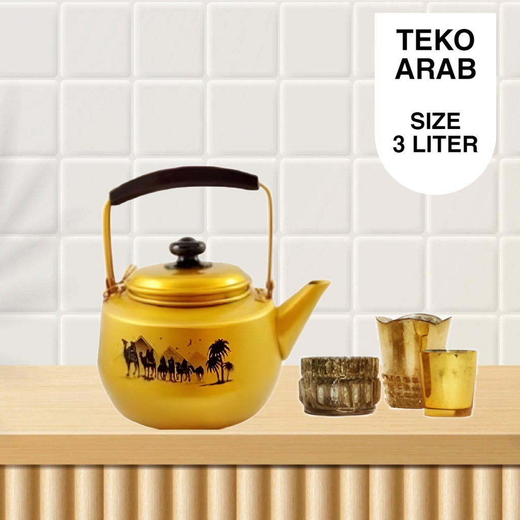 Jual Teko Arabian / Teko Arab Mazaya / souvenir Haji umroh 2 | Shopee Indonesia