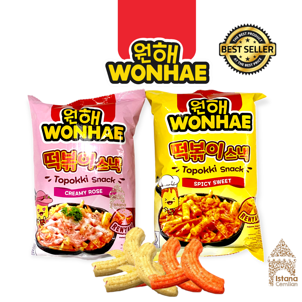 Jual Wonhae Topokki Snack Sweet & Spicy / Rose Teobokki Manis Pedas ...
