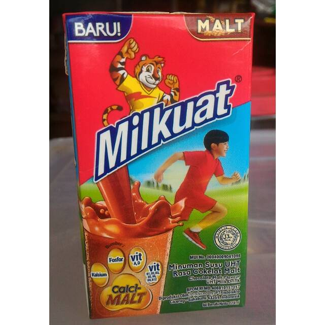 Jual [MM] Milkuat Kotak 125 ml // susu uht milkuat | Shopee Indonesia
