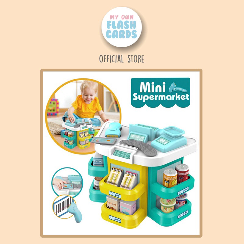 Jual My Mini Supermarket Pretend Play Toy Cashier Game - Mainan ...
